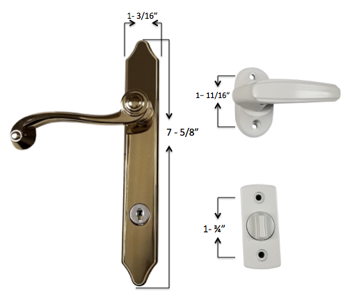 5 point door lock replacement