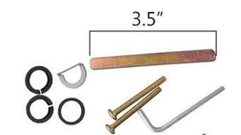 Screw Pack For Pella Mortise French Scroll Handle Set